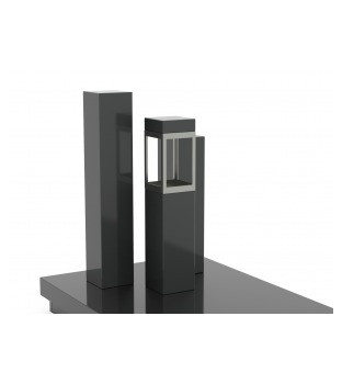 Lantaarn van Roest Vast Staal - Boot Grafmonumenten